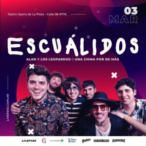 Escuálidos se presenta ésta noche en La Plata - FM Raíces Rock